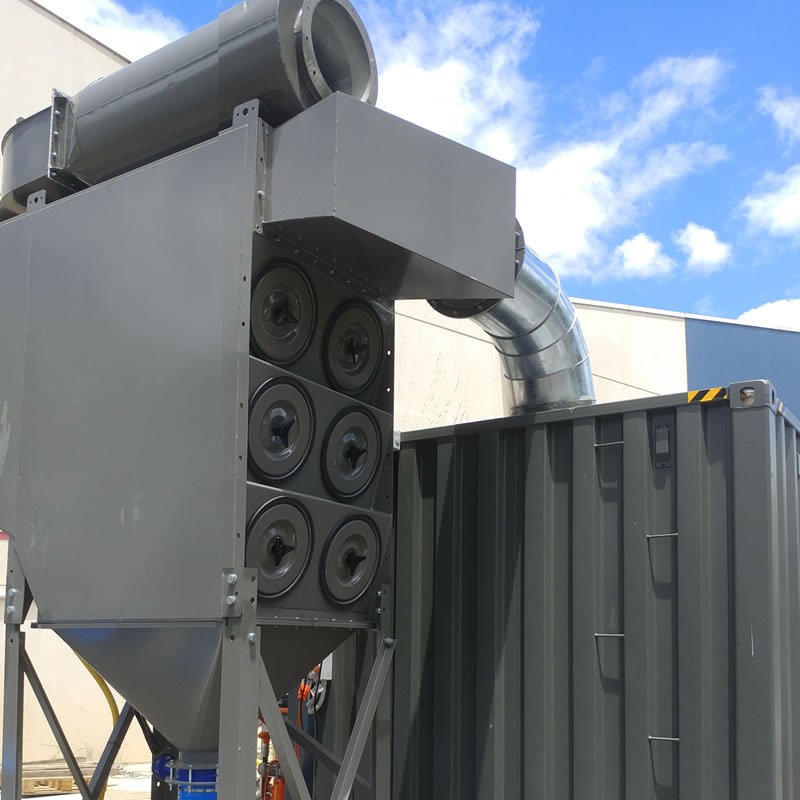 Portable Shipping Container Blast Room » Abrasive Sand Blasting Spray ...