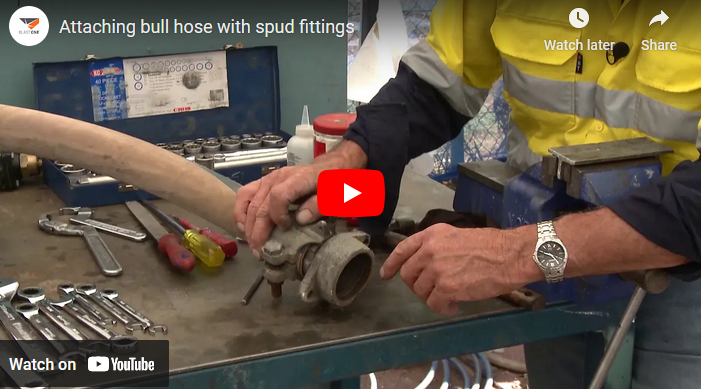 Attaching bull hose with spud fittings » Blast Booths Spray Paint ...