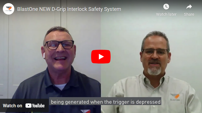 BlastOne NEW D-Grip Interlock Safety System » Blast Booths Spray Paint ...