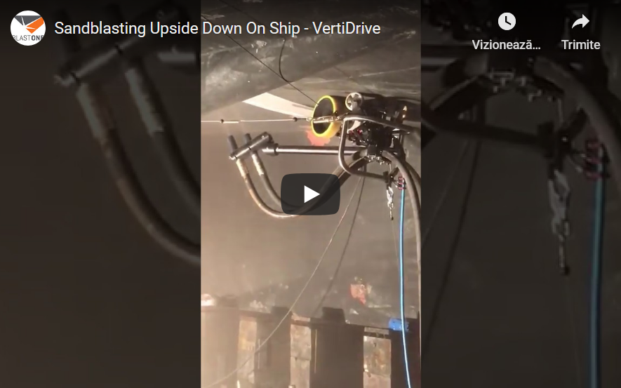 Sandblasting a Ship Hull – Upside Down! » Blast Booths Spray Paint ...