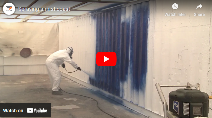 Spraying a mist coat » Blast Booths Spray Paint Booths Abrasives Media ...
