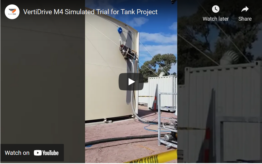 VertiDrive M4 Simulated Trial for Tank Project » Blast Booths Spray ...